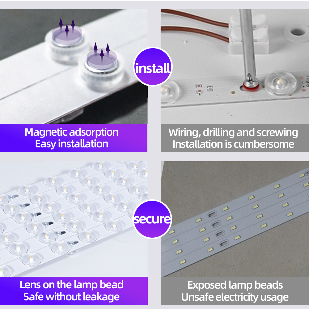 Super Bright LED Ceiling Light Replacement Module 220v Strip Panel ...