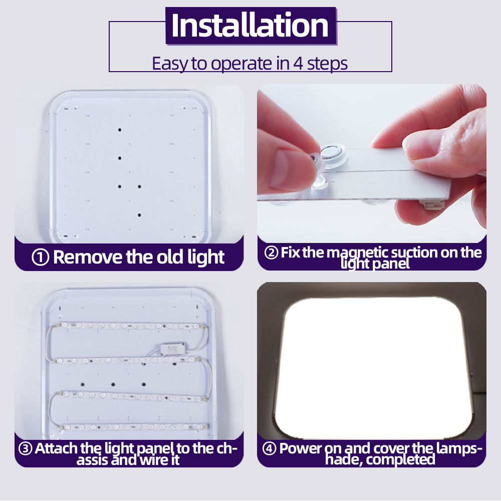 Super Bright LED Ceiling Light Replacement Module 220v Strip Panel ...