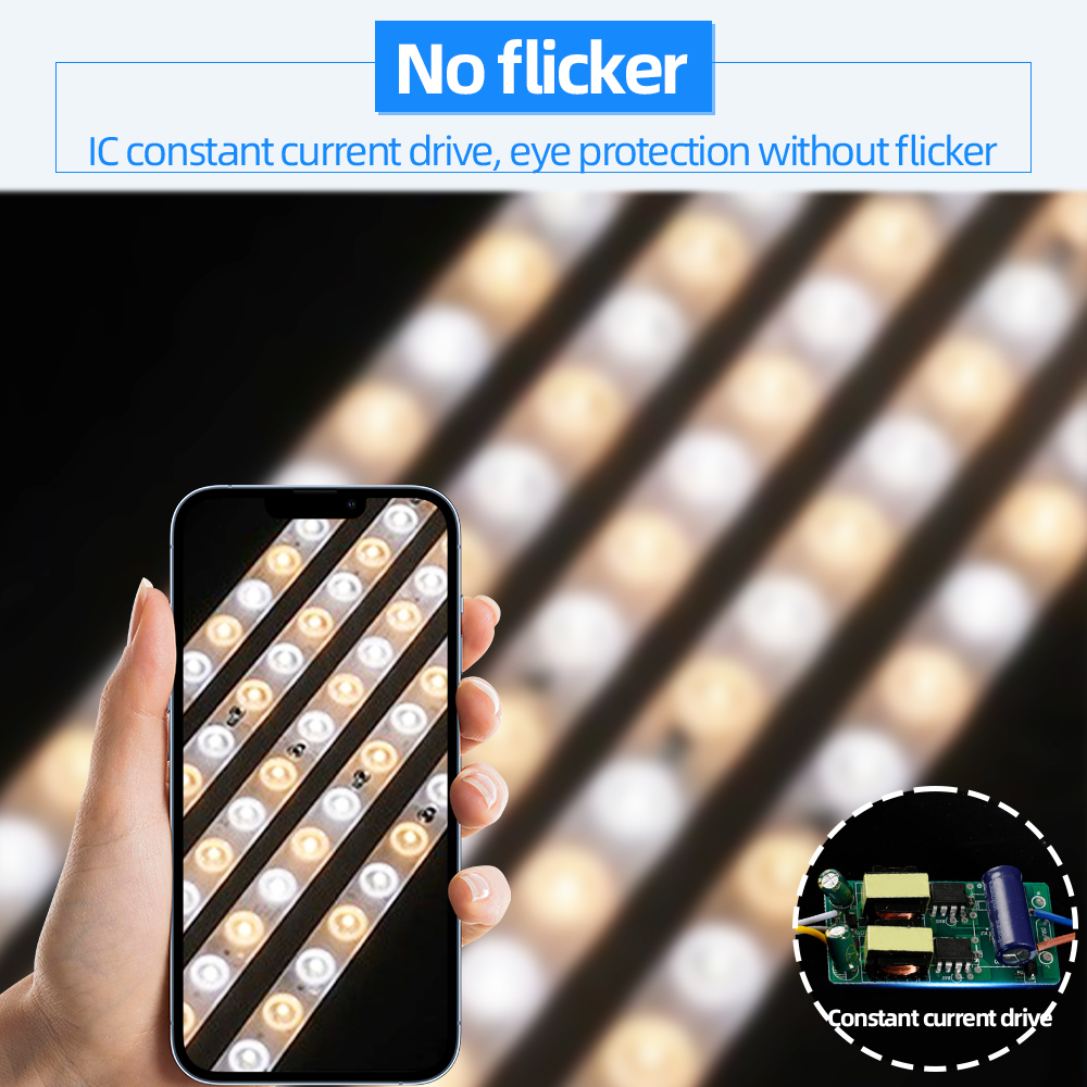 Remote Control Ceiling Replacement Led Lights Source 220V Strip Panel ...