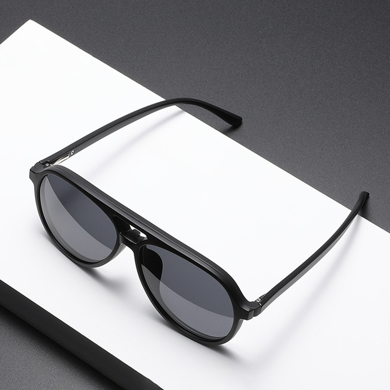 6 IN 1 Magnetic Clip Glasses Polarized Gray Sunglasses Magnetic ...