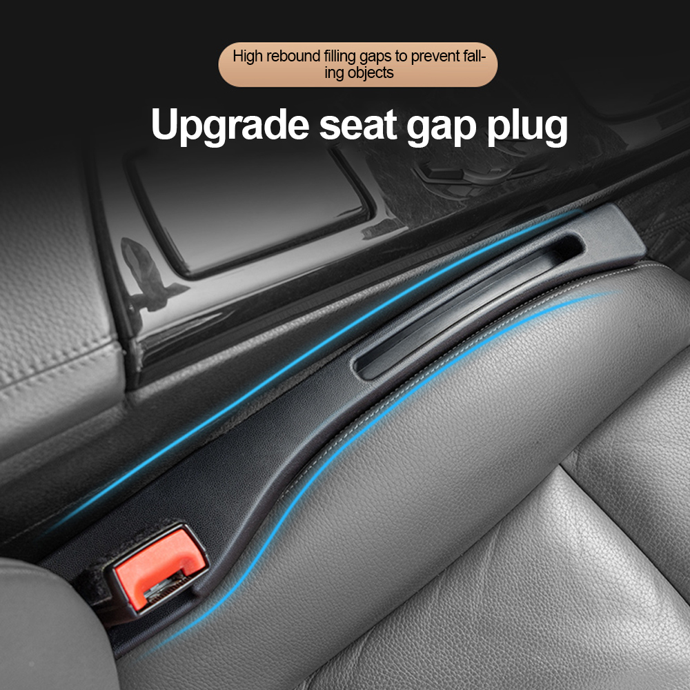 1Pair Car Seat Gap Filler Side Seam Plug Strip Leak-proof Filling Strip ...