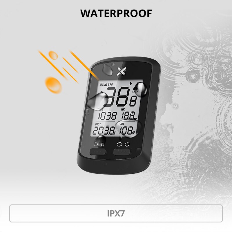 XOSS G+ Bike speedometer wireless water proof IPX7 Type-C Rechargeable ...