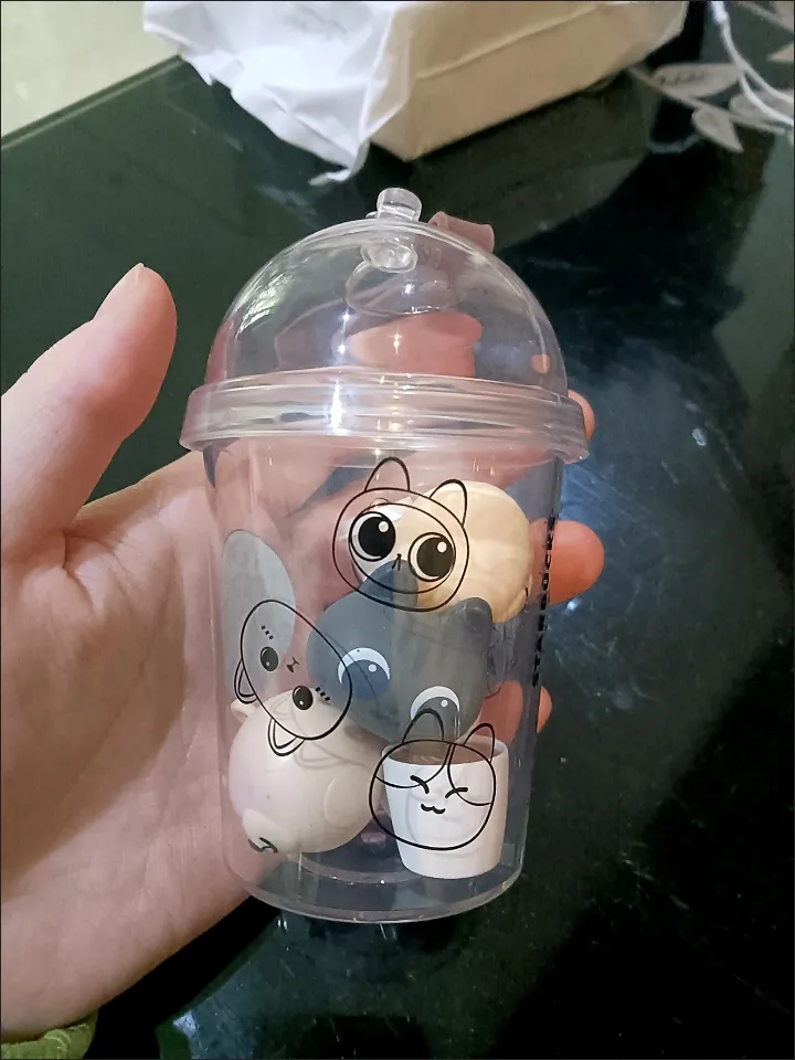[LC] Keychain cartoon cute bear keychain set starbucks keychain couple ...