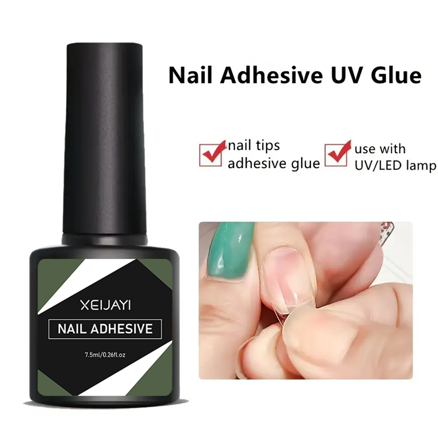 Sticky Nail Glue -Quick-Drying, Strong Sticking, UV Gel Nail Art ...
