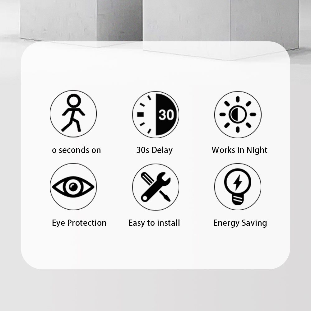 Smart PIR Motion Sensor / Radar Sensor Recessed LED Downlight 9W 12W ...