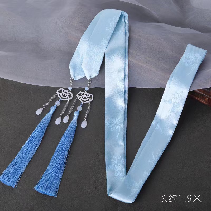 Chinese Style Accessories Ancient Girl Hanfu Headdress Tassel Ribbon ...