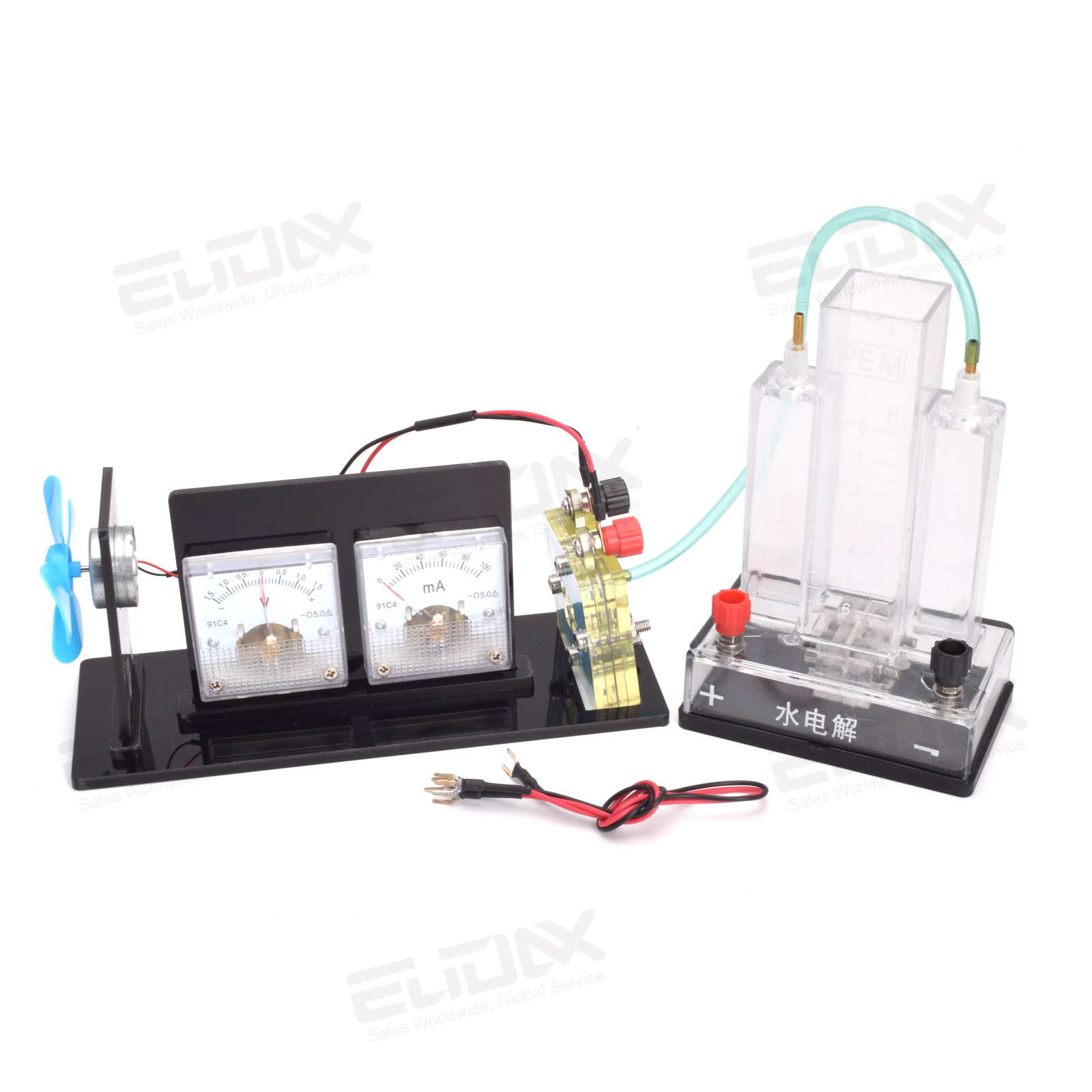 Hydrogen fuel cell tester experiment fuel cell PEM water electrolyser ...