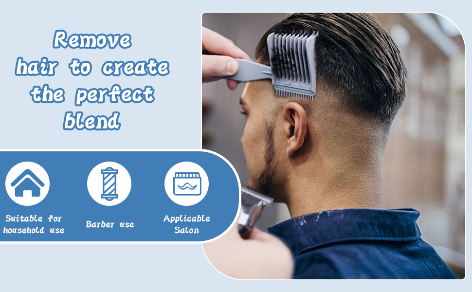 Hair Clipper Guide Comb Flat Top Comb Clipper Curved Positioning Comb ...