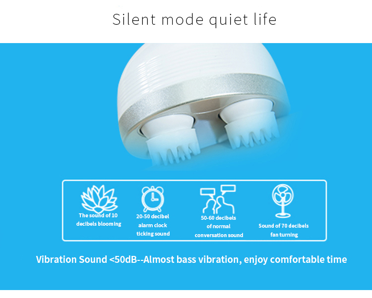 USB Electric Head Scalp Massager Rechargeable Claw Head Pet Human ...