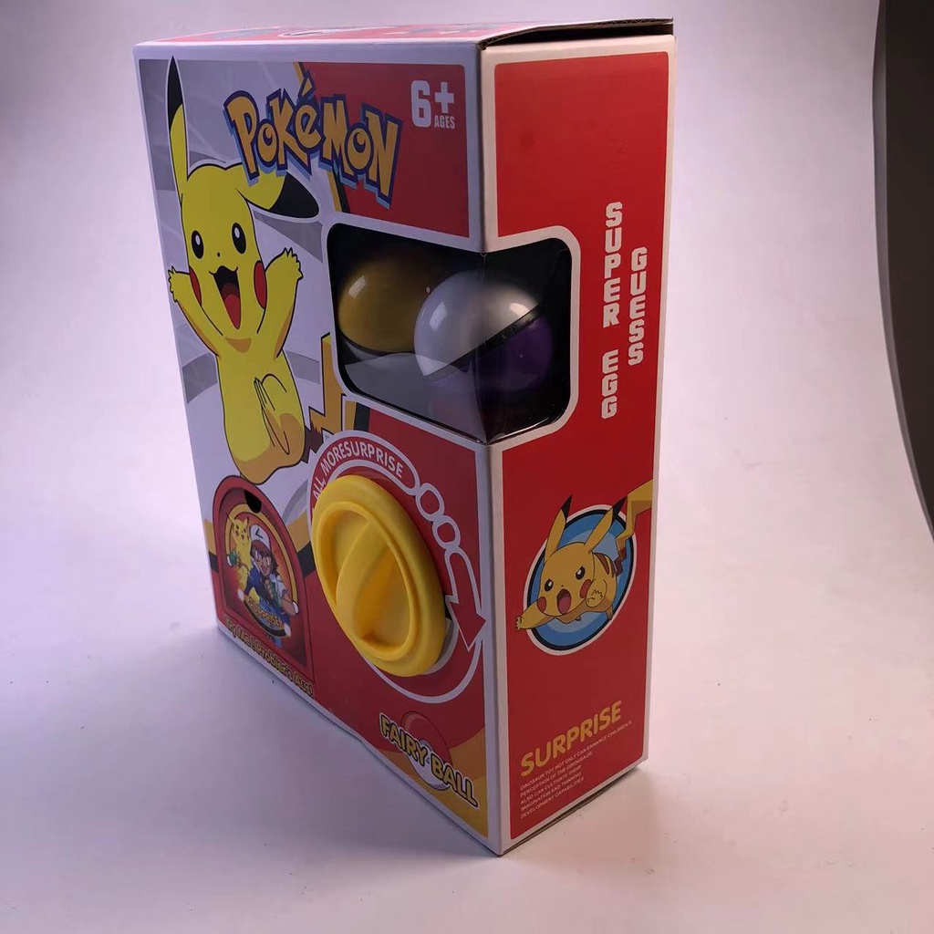 Pokemon Capsule Machine Pikachu Gacha Surprise Ball Box With Elf Doll ...
