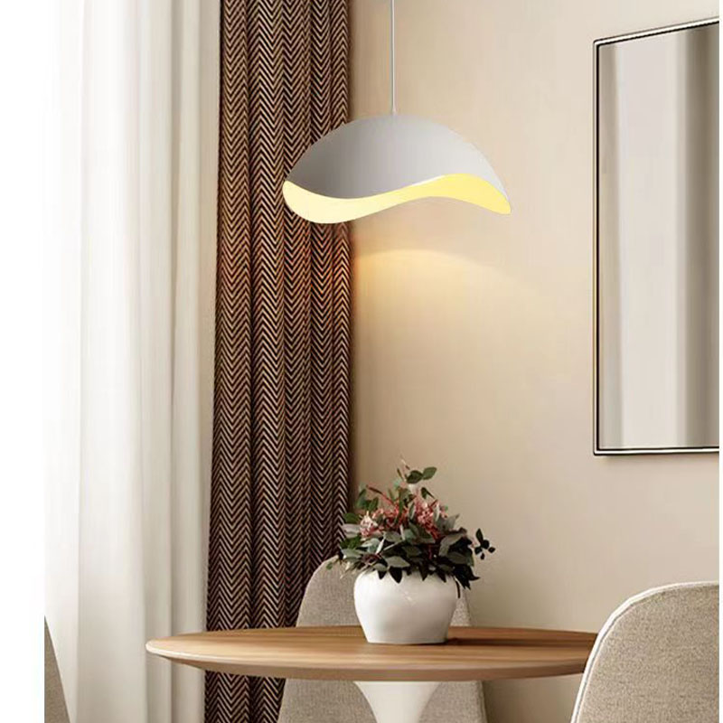 Modern Minimalist Pendant Light Ceiling Drop Light Egg Shell Dome ...