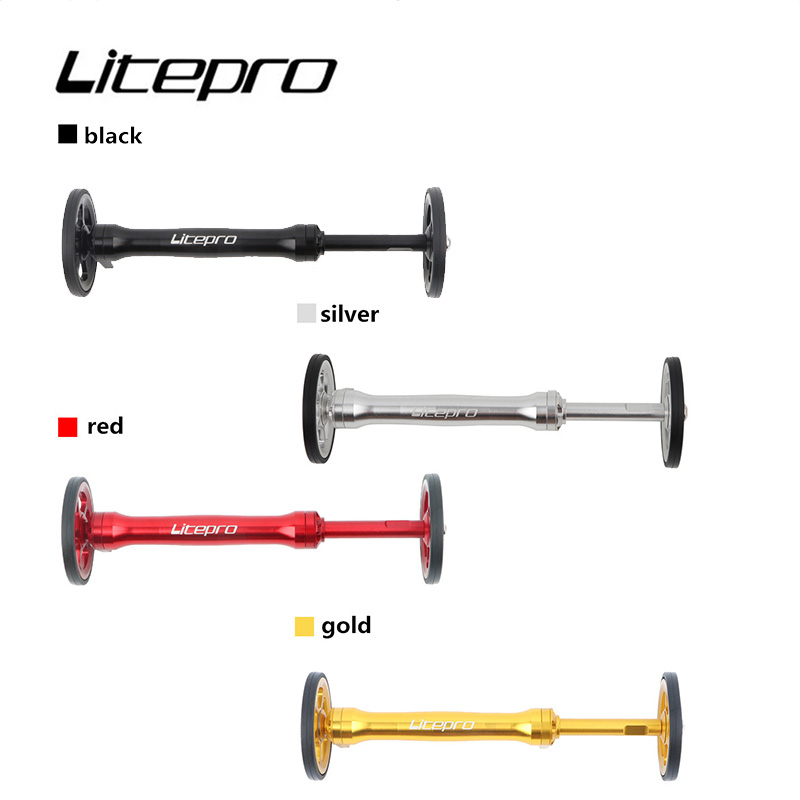 Litepro Bicycle Easy Wheel Extension Rod Stand Rear Frame Telescopic ...
