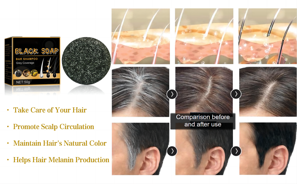 Gray Reverse Bar,Gray Hair Reverse Soap, Mane Gray Reverse Shampoo Bar ...