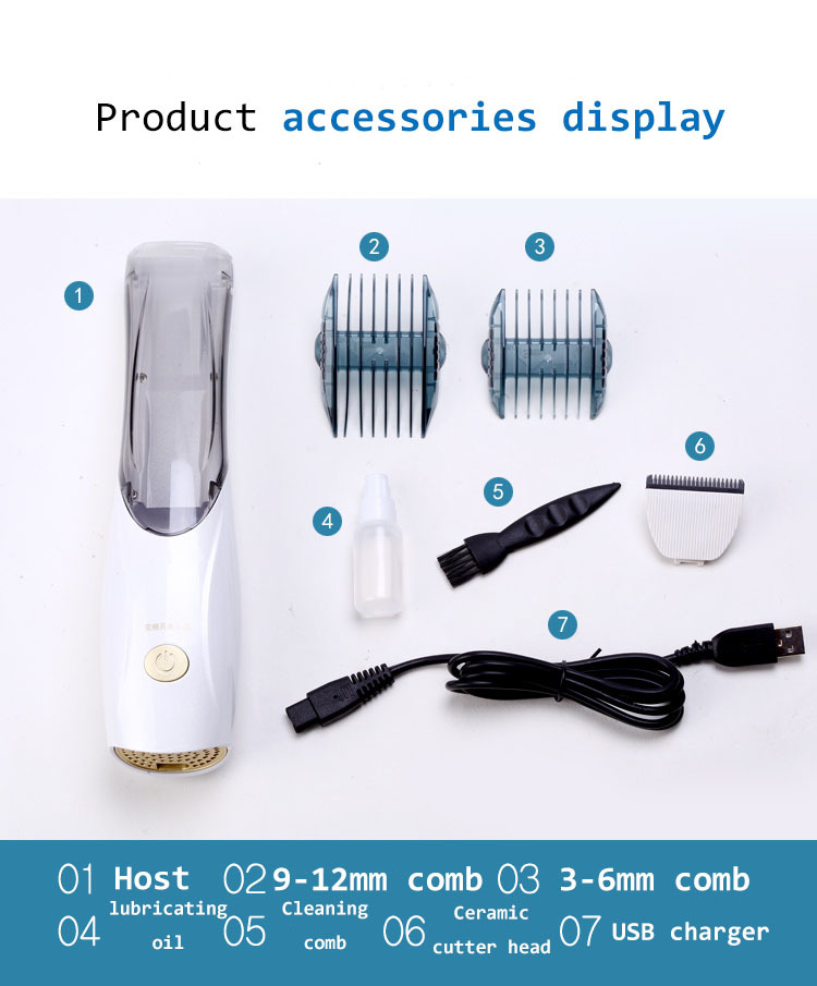 🔥🔥🔥NEW Pet Electric push shear Electric pusher dog cat shaver Vacuum ...