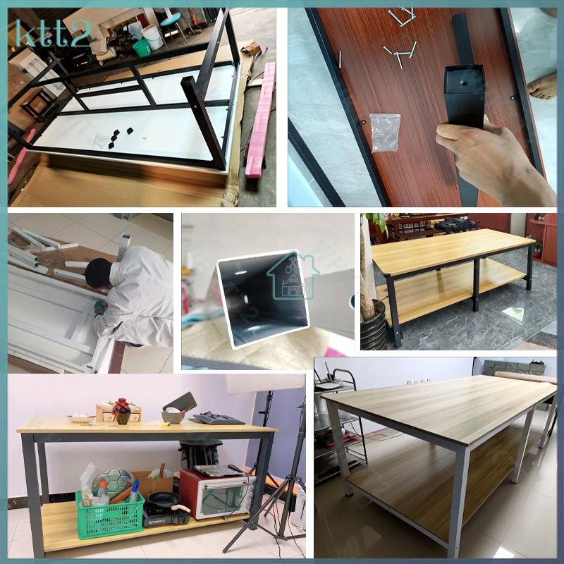 Workbench Double-layer express packing table packing table assembly ...