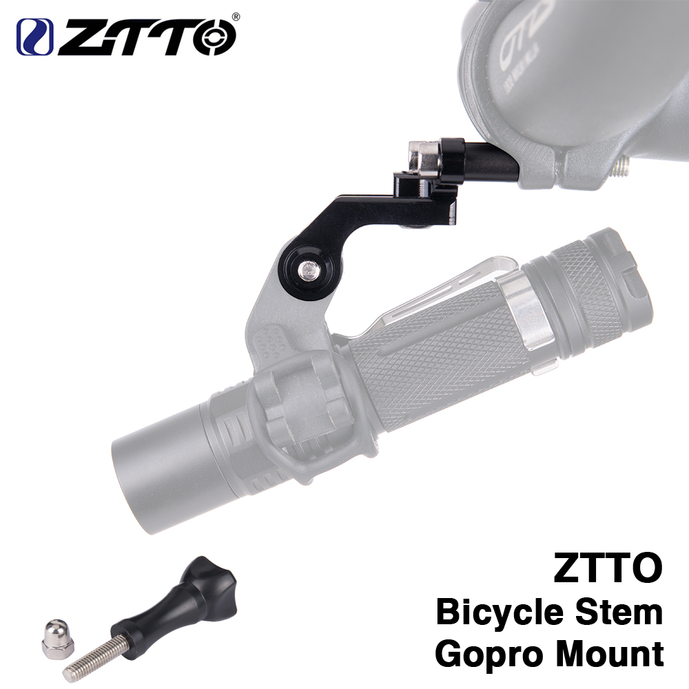 ZTTO MTB Road Bike Stem Gopro Mount Bicycle Front Camera Flashlight ...