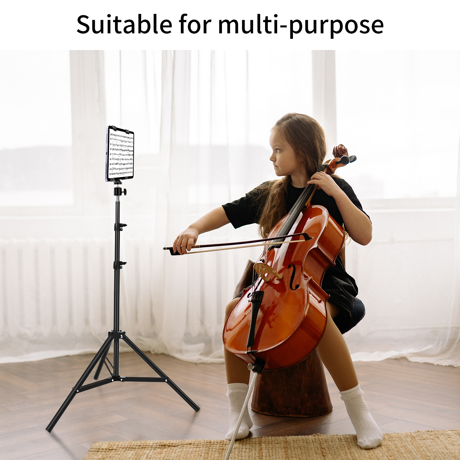 Selens Tripod Stand 200cm Portable Adjustable Stand Live Camera Selfie ...
