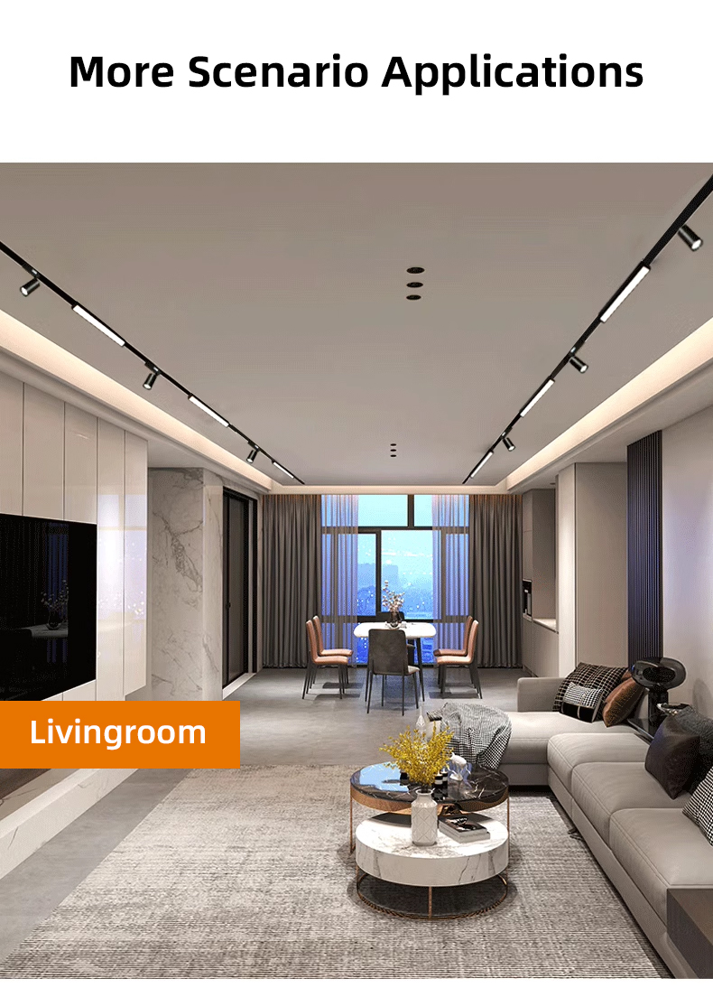 New Led Linear Track Light Bar 1 Set Track Lamp 230V Floodlight 20W 40W ...