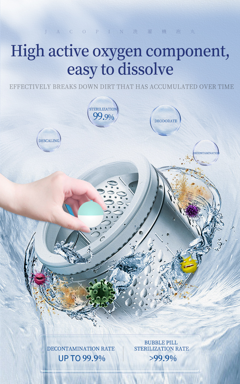 Easyout Washing Machine Bubble Pills Washing Machine Cleaner | Shopee ...