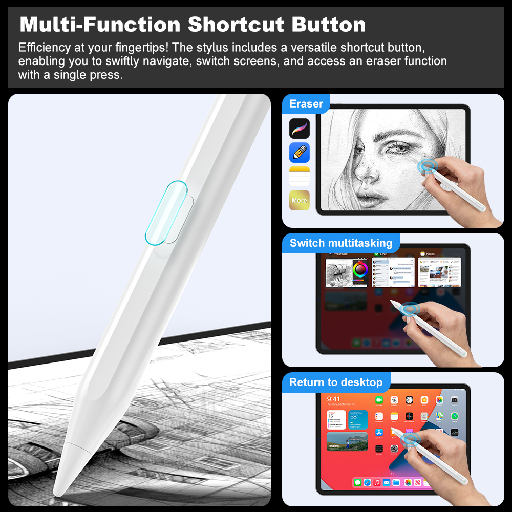 Goojodoq 13th stylus for ipad pencil 2 Stylus Pen for iPad Air 5 Air 4 ...