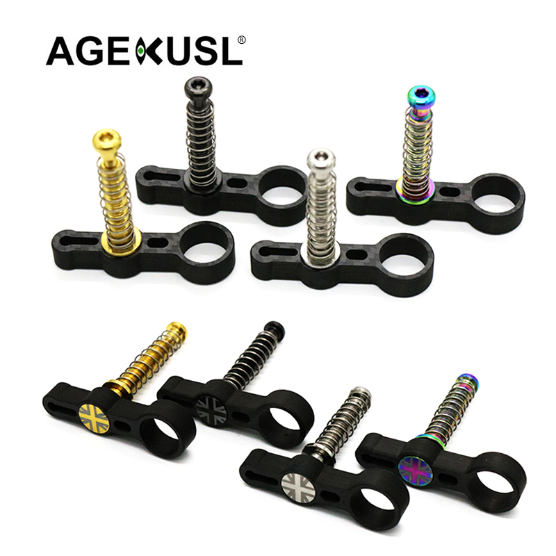 AGEKUSL Bicycle Carbon Fiber Hinge Levers TC4 Titanium Alloy Screw For ...