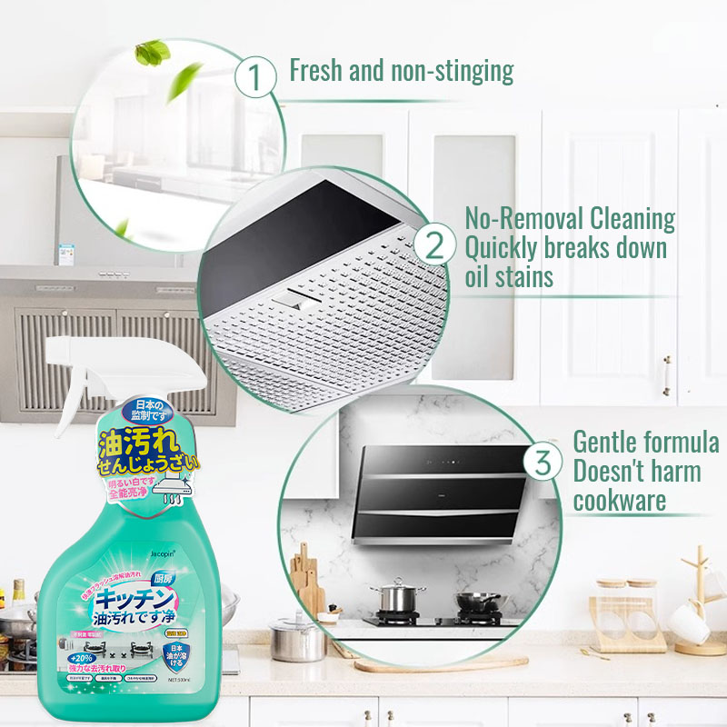 Easyout Kitchen Heavy Grease Cleaner Spray, Range Hood Powerful ...
