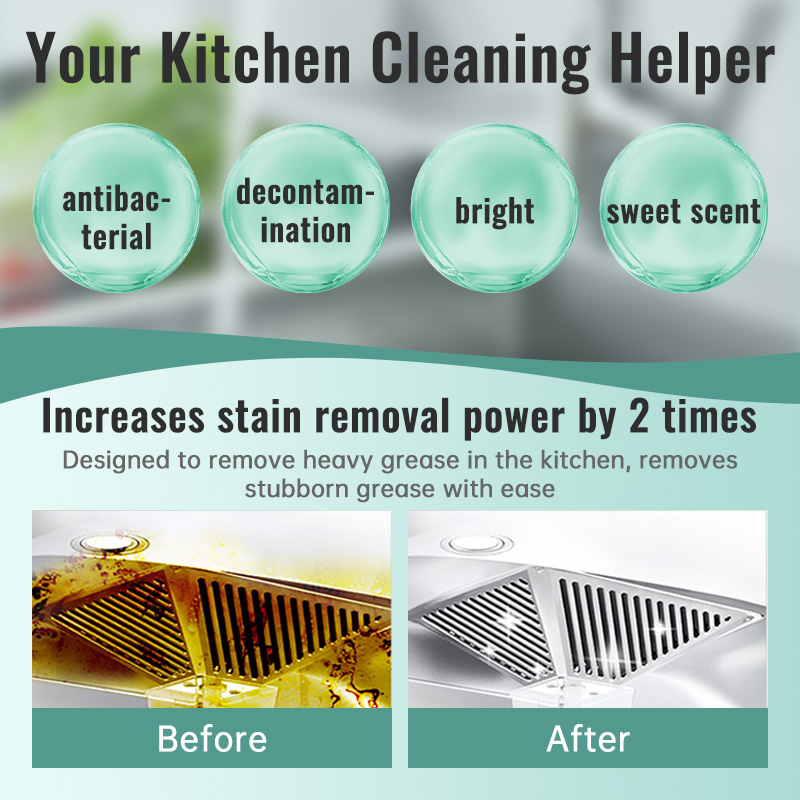 Easyout Kitchen Heavy Grease Cleaner Spray, Range Hood Powerful ...