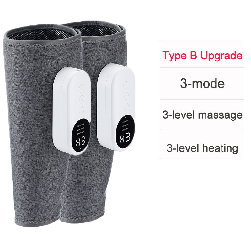 Air Pressure Calf Massager Presotherapy Machine 3 Mode Foot Leg Muscle ...