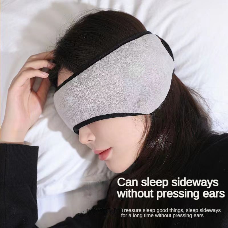 KIPRUN Earmuff Eye Mask, Soundproof Earmuffs For Sleeping, Plush ...