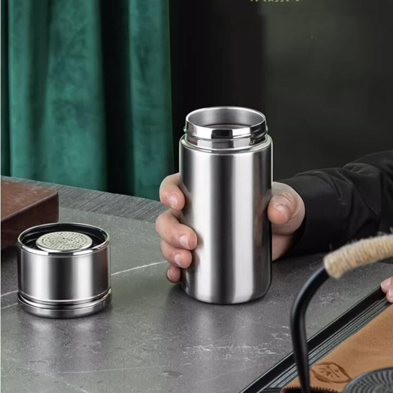 420ml Stainless Steel 304 Tea Thermal Flask With Filter Leak-Proof ...