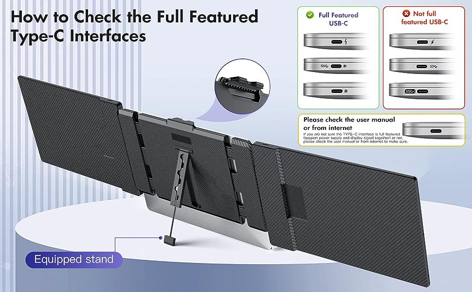 OFIYAA S2 14 inch screen extender portable full HD 1080P IPS dual ...