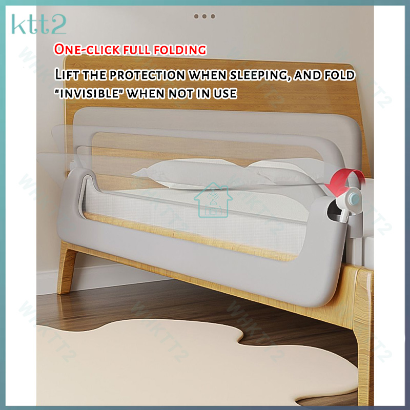Universal bed fence installation free baby guardrail baby bedside ...