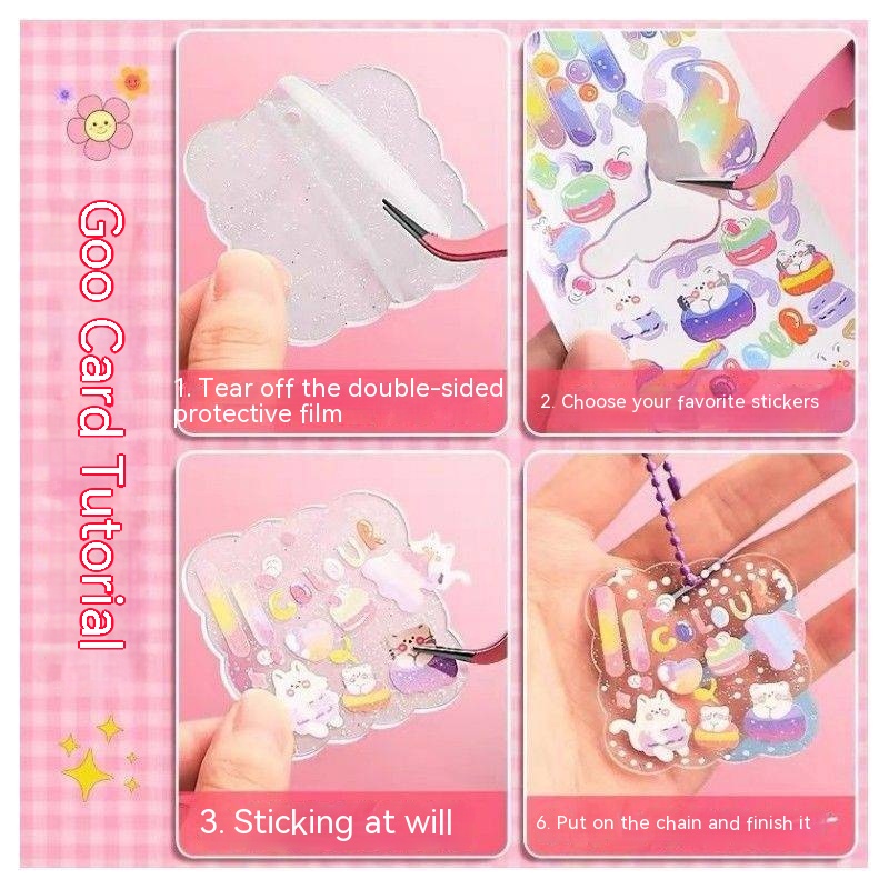 multiple Kinds of Laser Guka Sticker Set Cute Guka With Korean Sticker ...