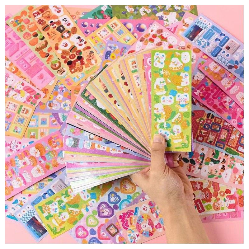 multiple Kinds of Laser Guka Sticker Set Cute Guka With Korean Sticker ...