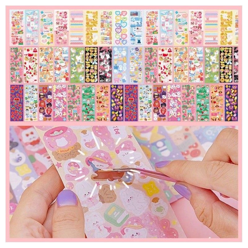 multiple Kinds of Laser Guka Sticker Set Cute Guka With Korean Sticker ...