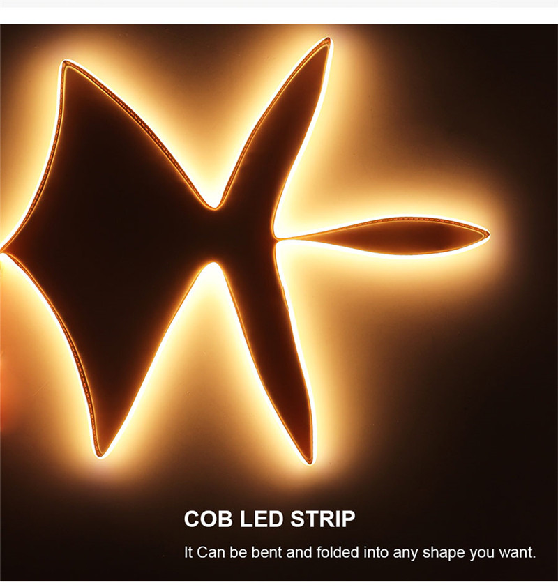 COB LED Strip DC12V or DC24V 320 LEDs/m 10m/9m / 8m /7m/ 6m / 5m / 4m ...