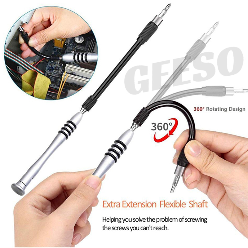 GEESO 115 in 1 Screwdriver Set Mini Magnetic DIY Repair Tool Kit ...
