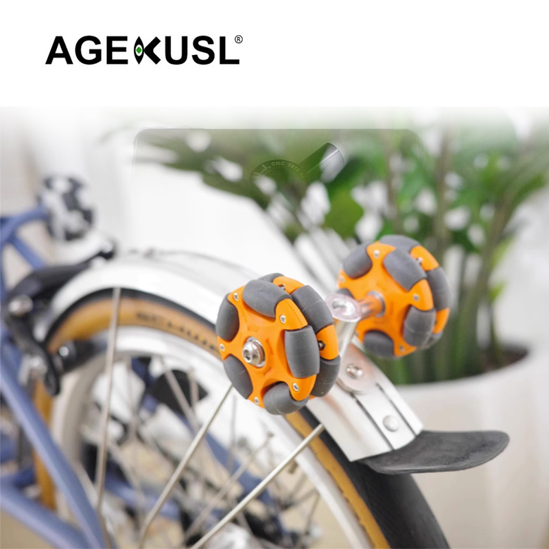 AGEKUSL Bike Mudguard Wheel Bracket CNC Aluminium Alloy Union Jack ...