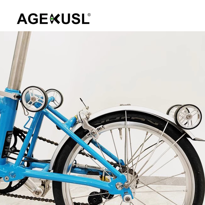 AGEKUSL Bike Mudguard Wheel Bracket CNC Aluminium Alloy Union Jack ...