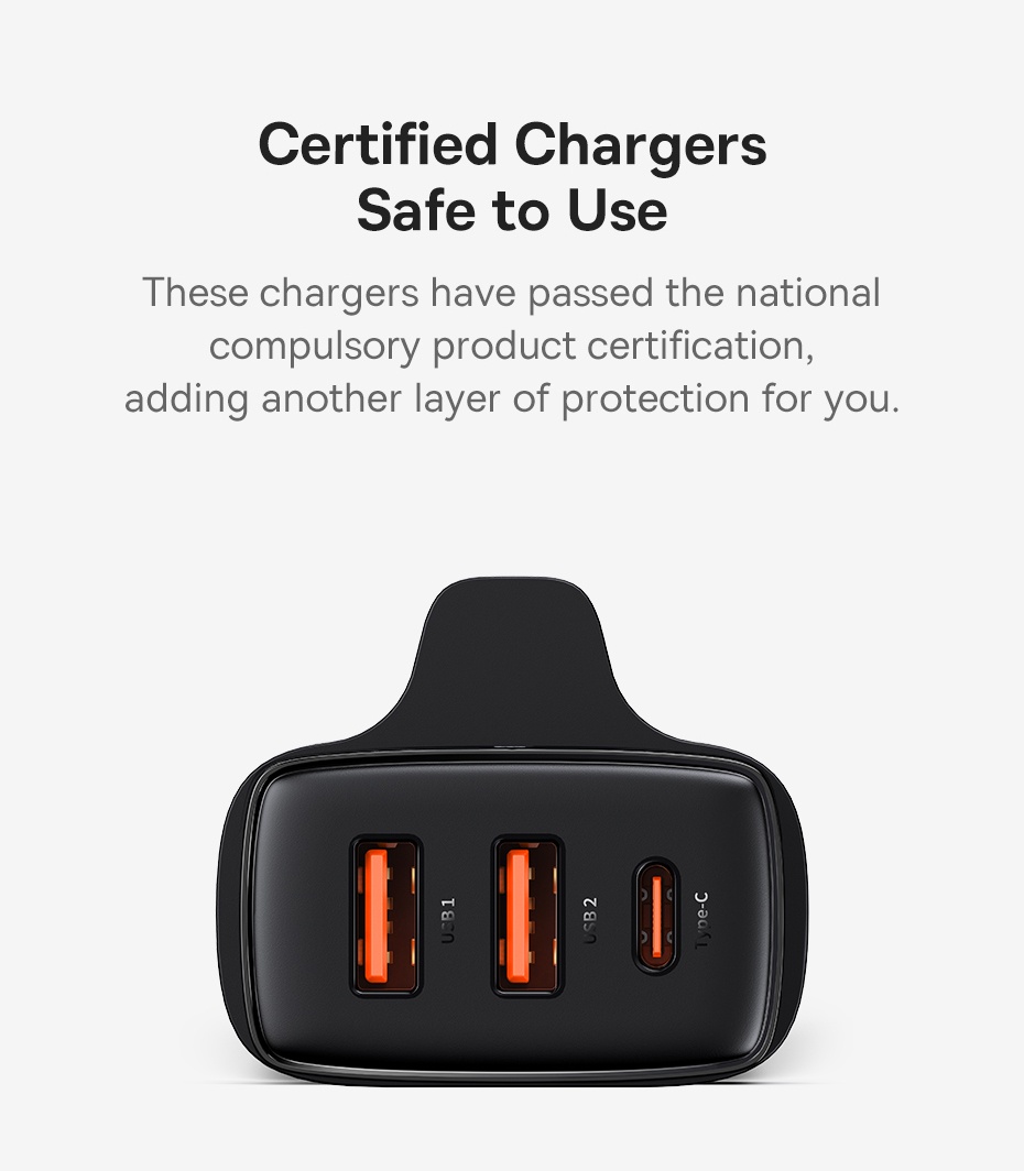 Baseus Compact 30W PD Fast Charging 2 USB+Type C Charger Quick Charger ...