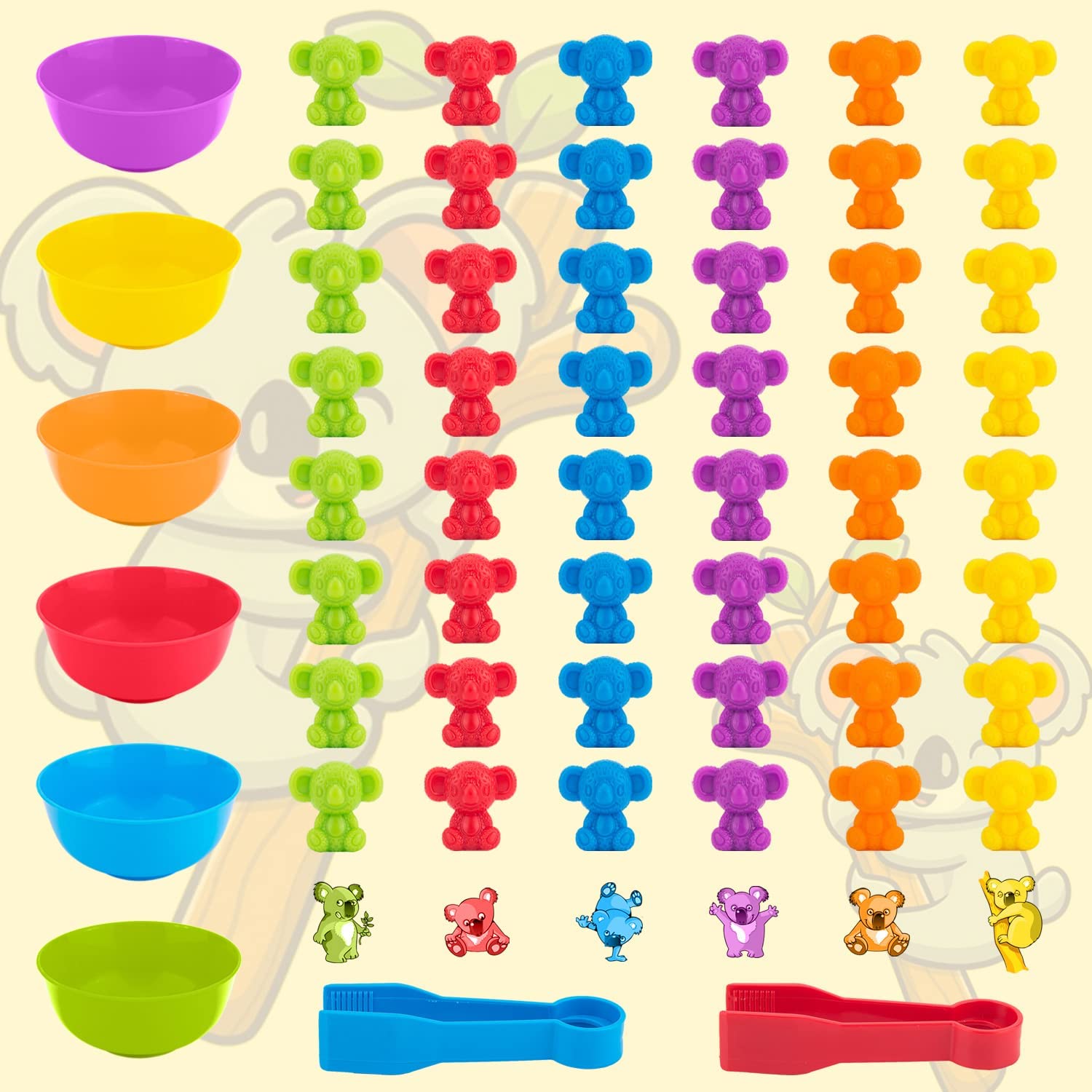 Classification Toys Color Sorting Counting Toys for kids Preschool Math ...