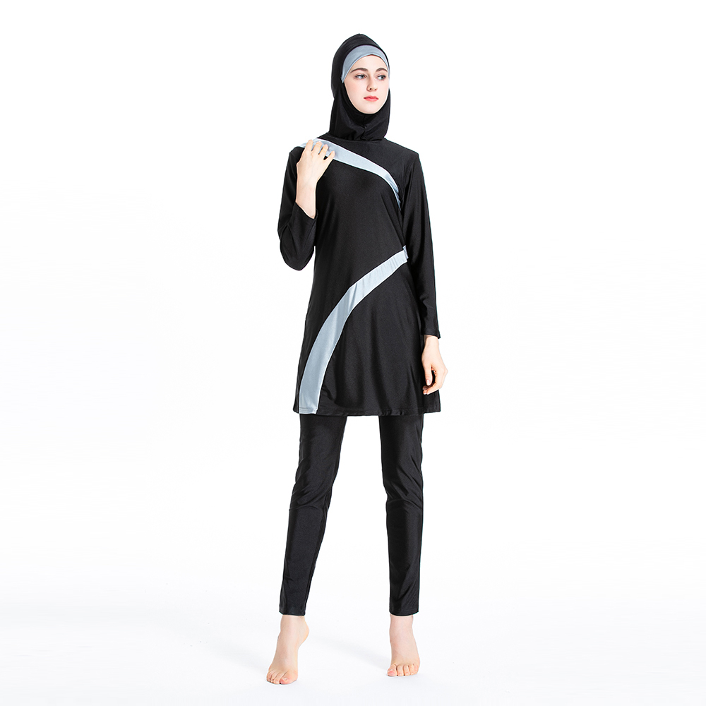 Plus Size Muslimah Swimwear Three-piece set Muslimah Swimsuit | Shopee ...
