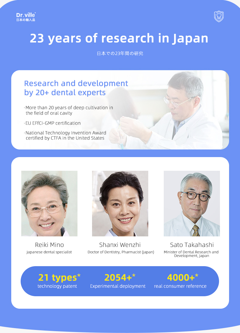 Dr.ville Original Teeth Whitening Toothpaste Remove Tooth Stains ...