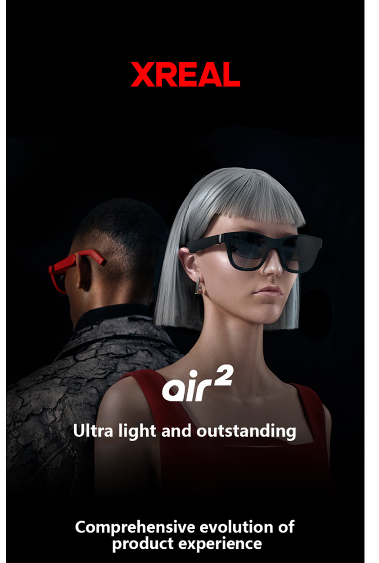 XREAL Air 2 Smart AR glasses SONY's latest generation of silicon-based ...