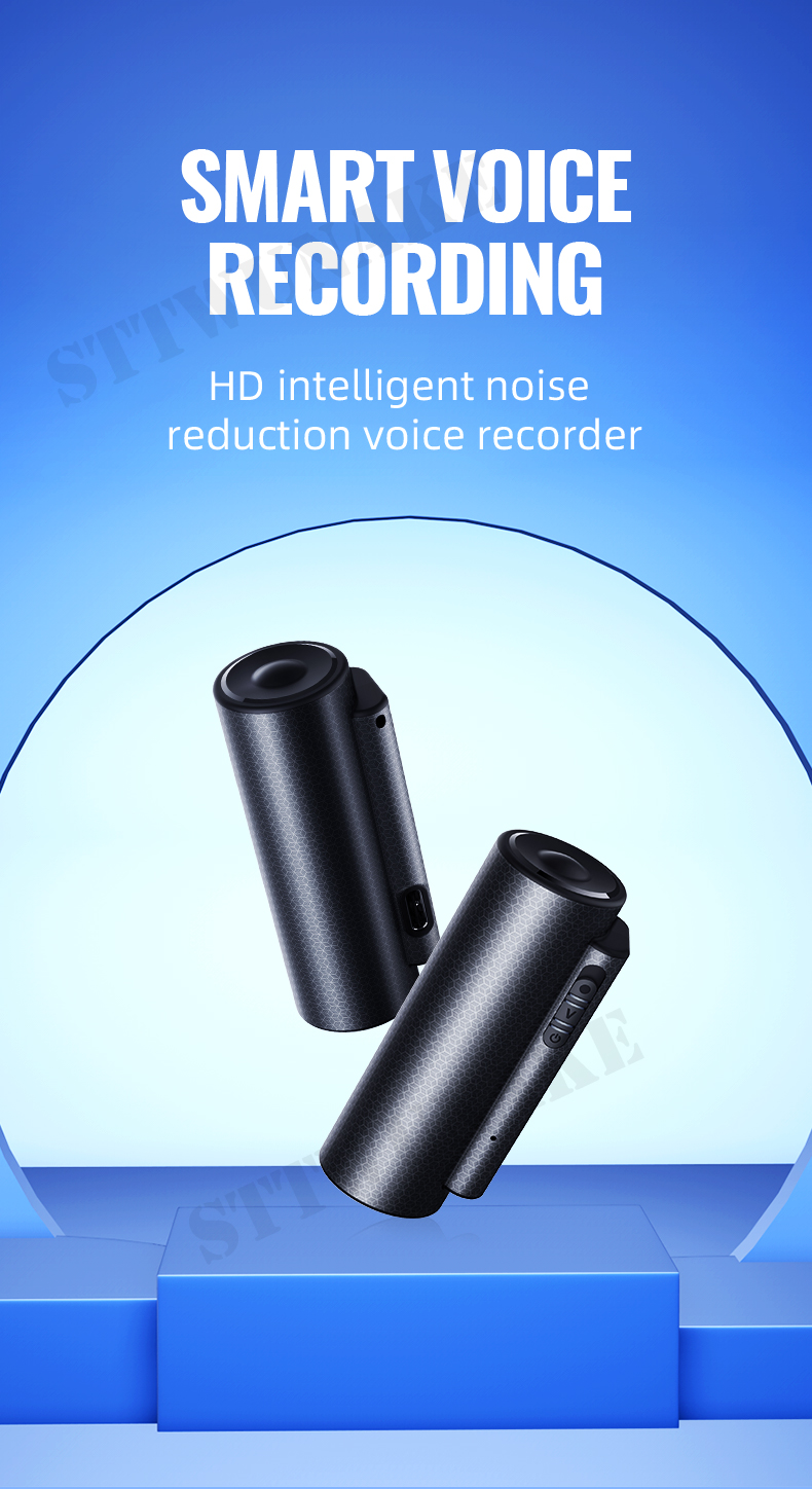 Mini voice recorder 600 hours digital recording device professional ...