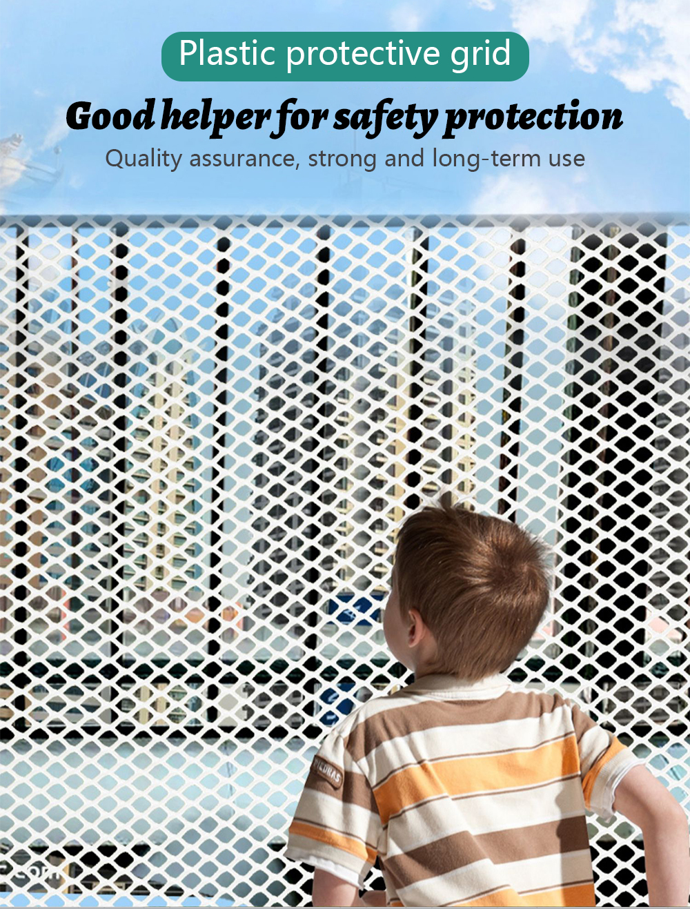 [WINDOW MESH/GATE MESH ] 0.8cm / 1.8cm / 5cm Multi-purpose Black White ...