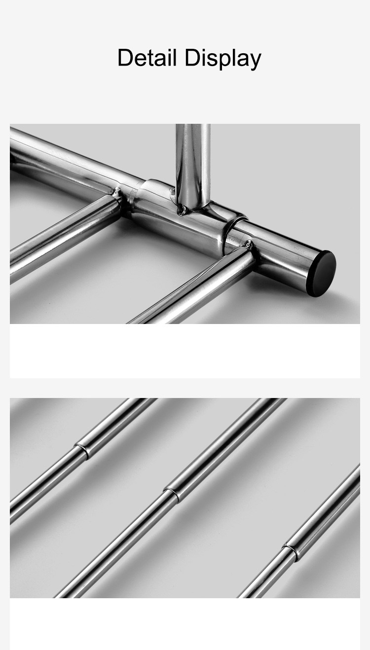 【SG Seller】Stainless Steel Outdoor Clothes Drying Rack Foldable Balcony ...