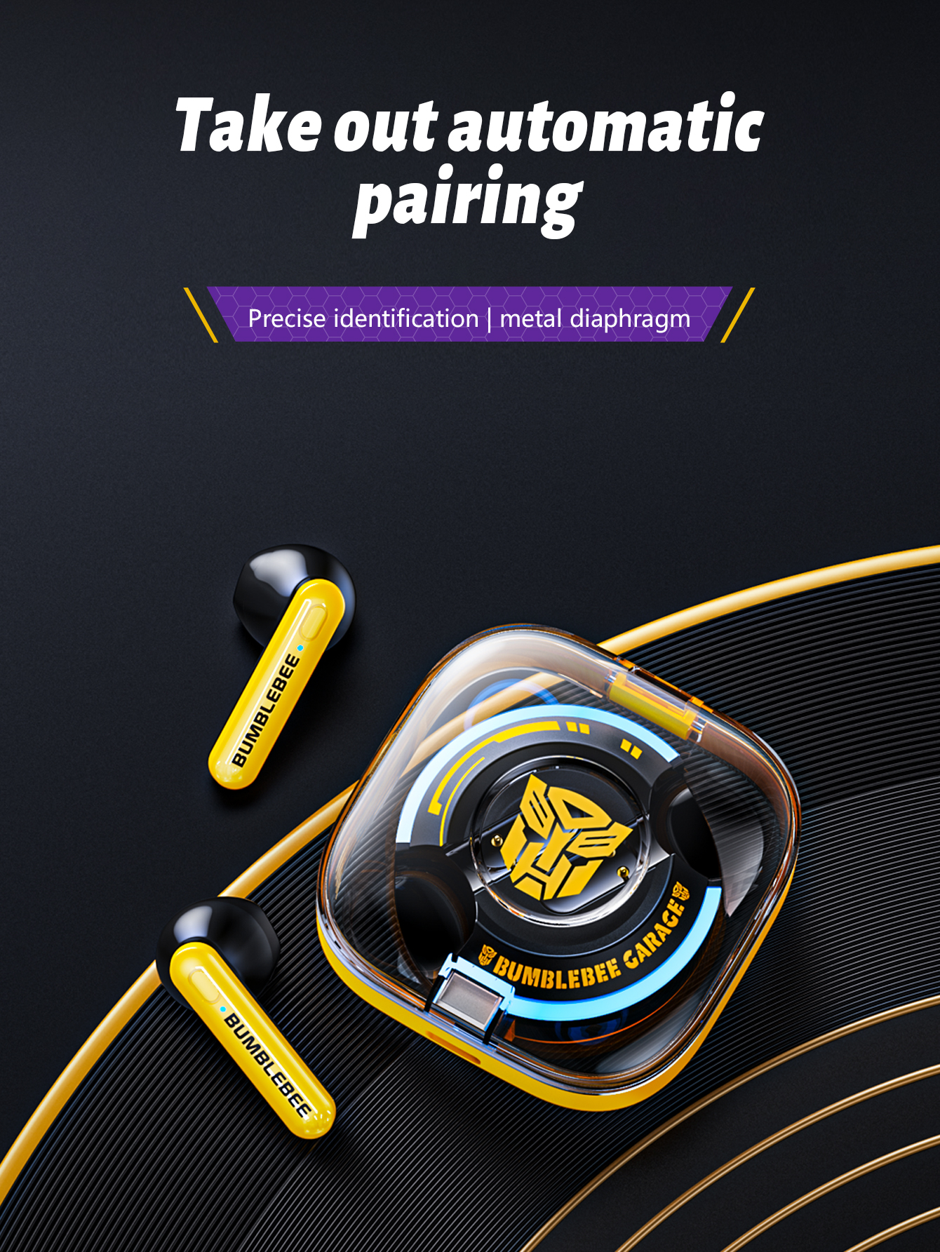 Transformers TF-T03 Bluetooth Earphone Wireless Earphone Low Latency ...