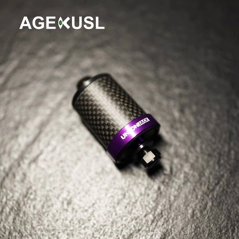 AGEKUSL Bike Carbon Fiber Spring Shock Absorber Titanium Screw ...
