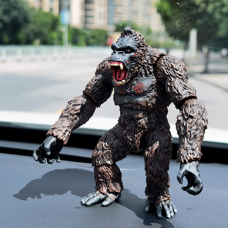 18cm Godzilla vs. Kong Anime Figure Skull Island King Kong Chimpanzee ...